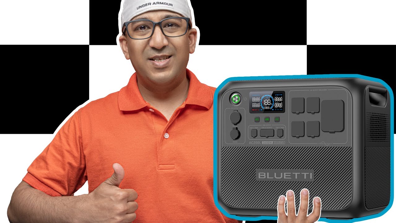 24 hour Off Grid Living With Bluetti AC200L YouTube