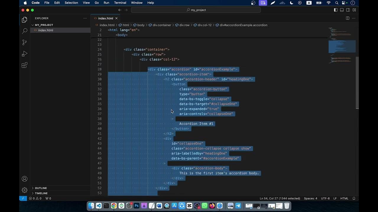 Extension - Bootstrap 5 Quick Snippets | VS Code Tutorial in Bangla #8 - YouTube