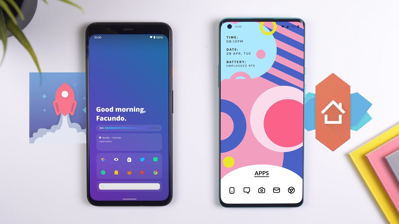 Hyperion Launcher vs Nova Launcher - Full Comparison - YouTube