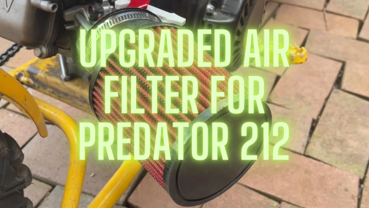 Upgraded Air Filter For Predator 212!! - YouTube
