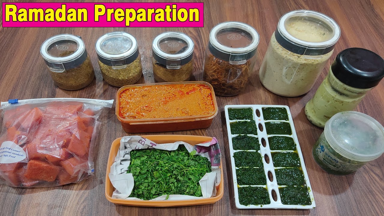 Ramadan Preparation 2022 | Ramzan Food Preparation | Food Storage Ideas ...