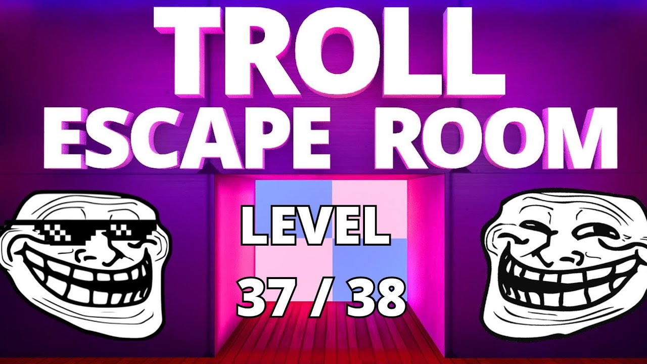 HOW TO COMPLETE LEVEL 37 / 38 TROLL ESCAPE ROOM / TUTORIAL TROLL ESCAPE ...
