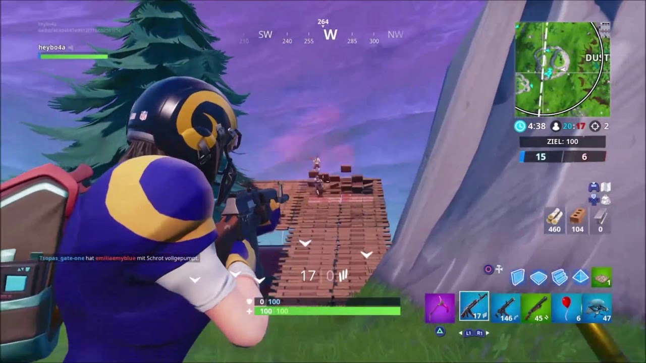 Fortnite Gameplay NFL Rugby - YouTube