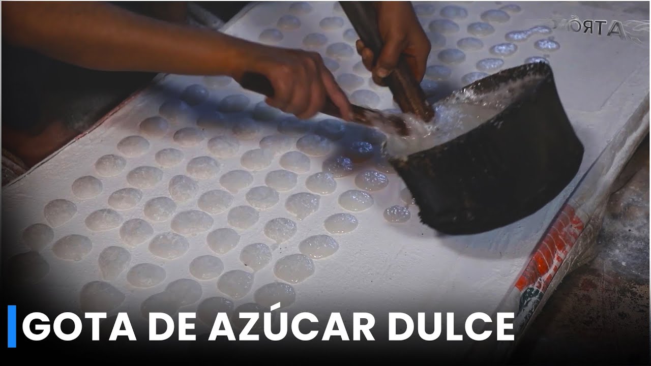 Proceso tradicional de elaboración de dulces de gota de azúcar ...