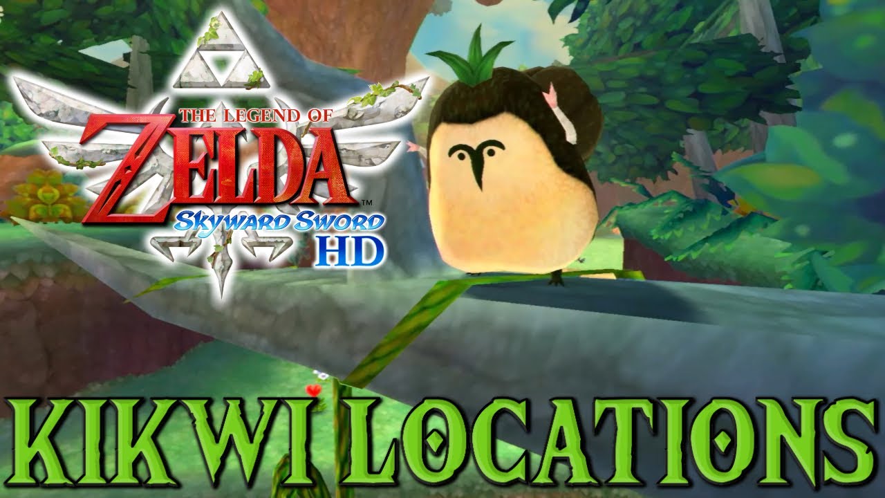 All Kikwi Locations - The Legend of Zelda: Skyward Sword HD - YouTube
