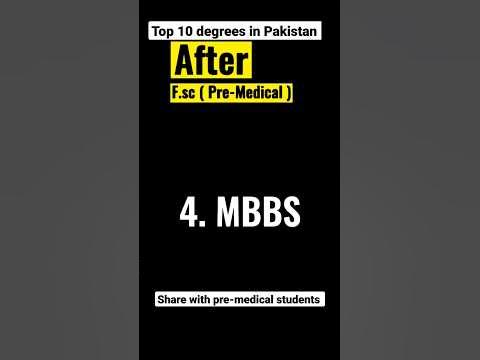 Top 10 medical fields after fsc in Pakistan #shorts - YouTube