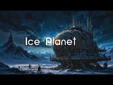 Ice Planet | Otherworldly Sci Fi Ambient | Cold Winter Storm Atmosphere