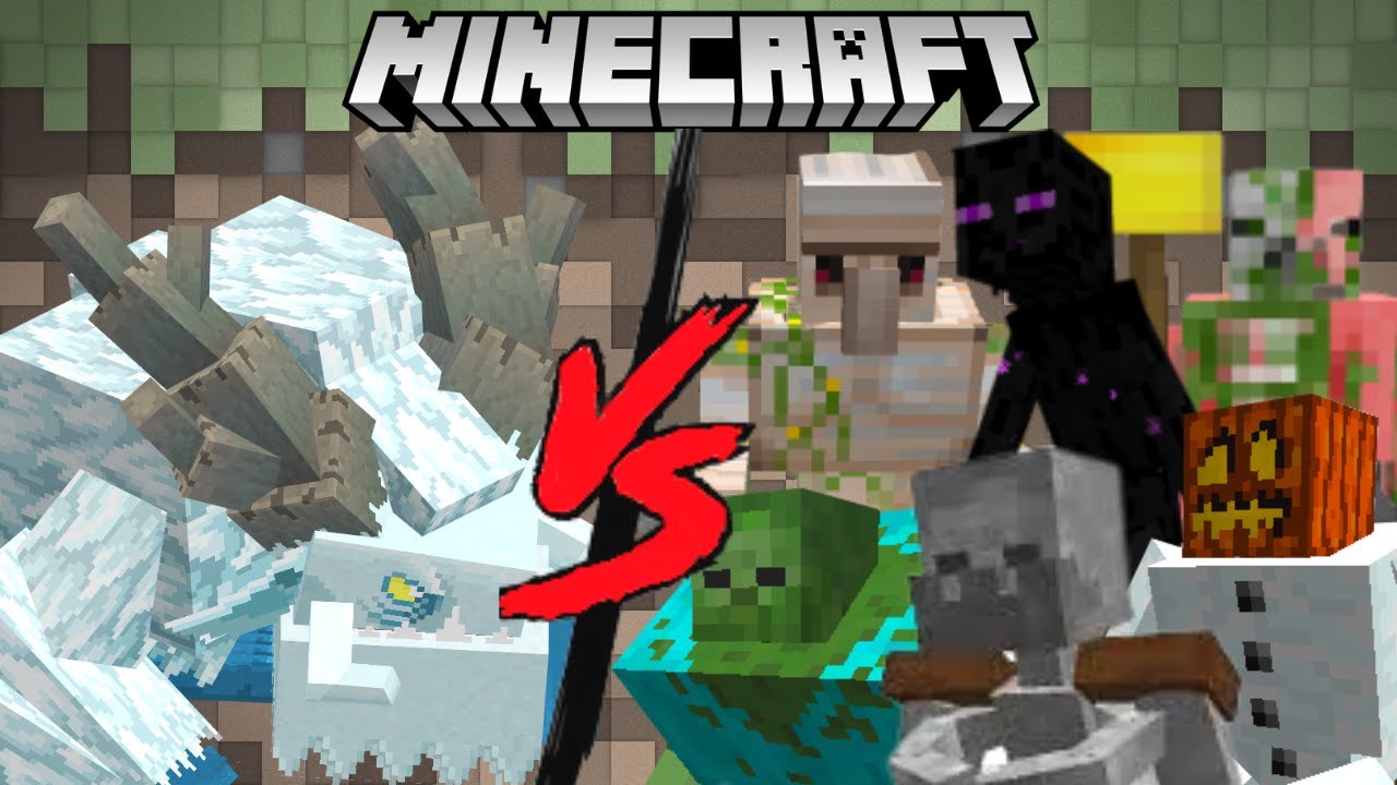 [1vs1 Battle] FROSTMAW vs ALL MUTANT CREATURES in Minecraft (Minecraft ...