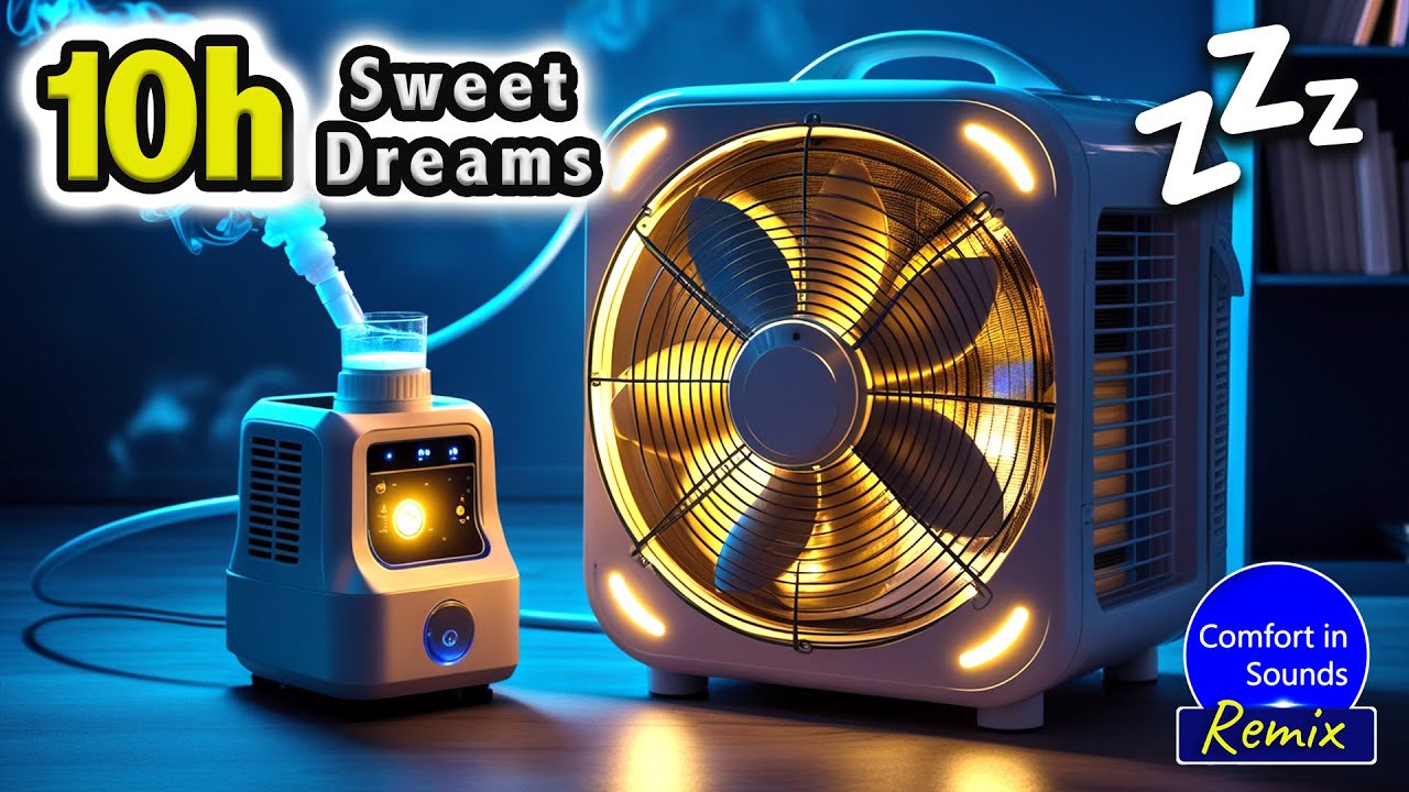 Nebulizer Noise & Fan Heater White Noise for Deep Sleep | Beat Insomnia ...