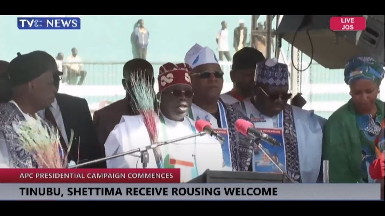Tinubu Speaks at APC Presidential Campaign Flag Off in Jos | TVC NEWS ...