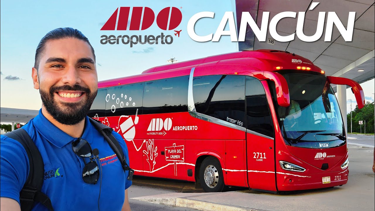 Esta es la manera MÁS BARATA para llegar a CANCÚN | ADO Aeropuerto ...