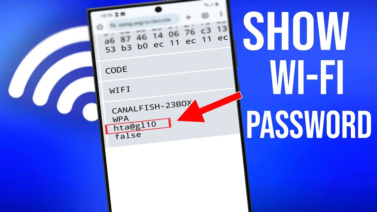 How To View The Password Of Any Wifi On Android - YouTube