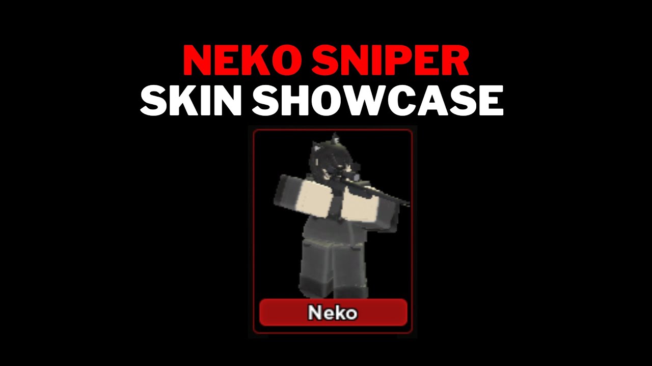 TDX 'Neko SNIPER" skin showcase! - YouTube