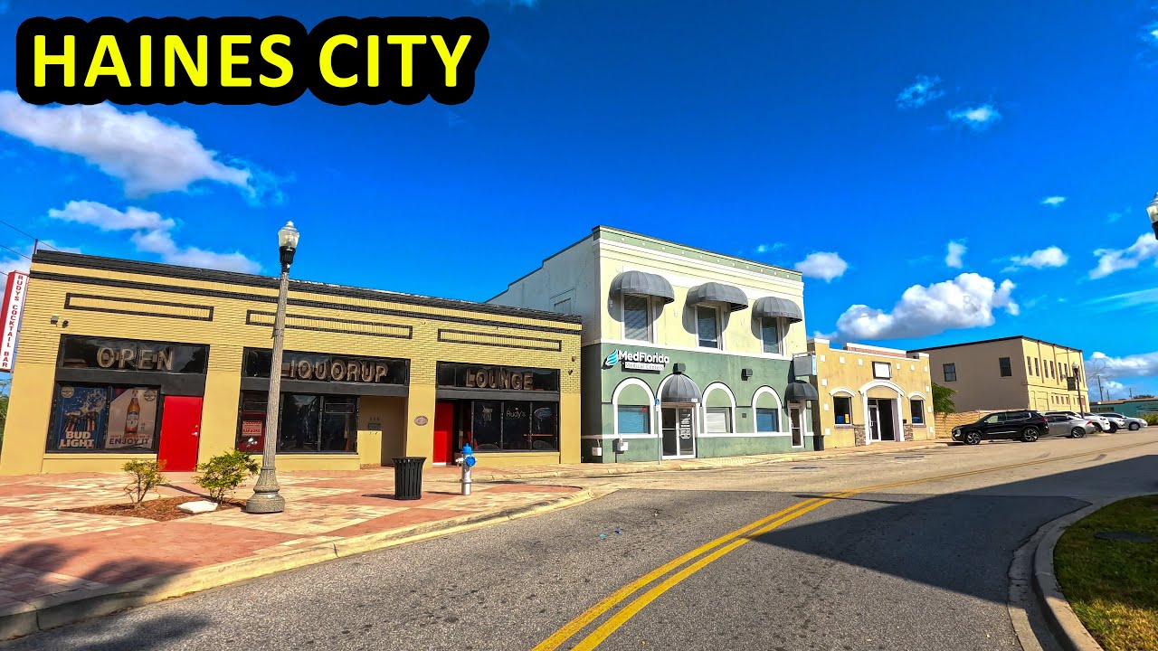 Haines City Florida Driving Through - YouTube