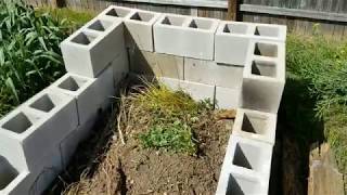Diy Cinder Block Compost Bin
