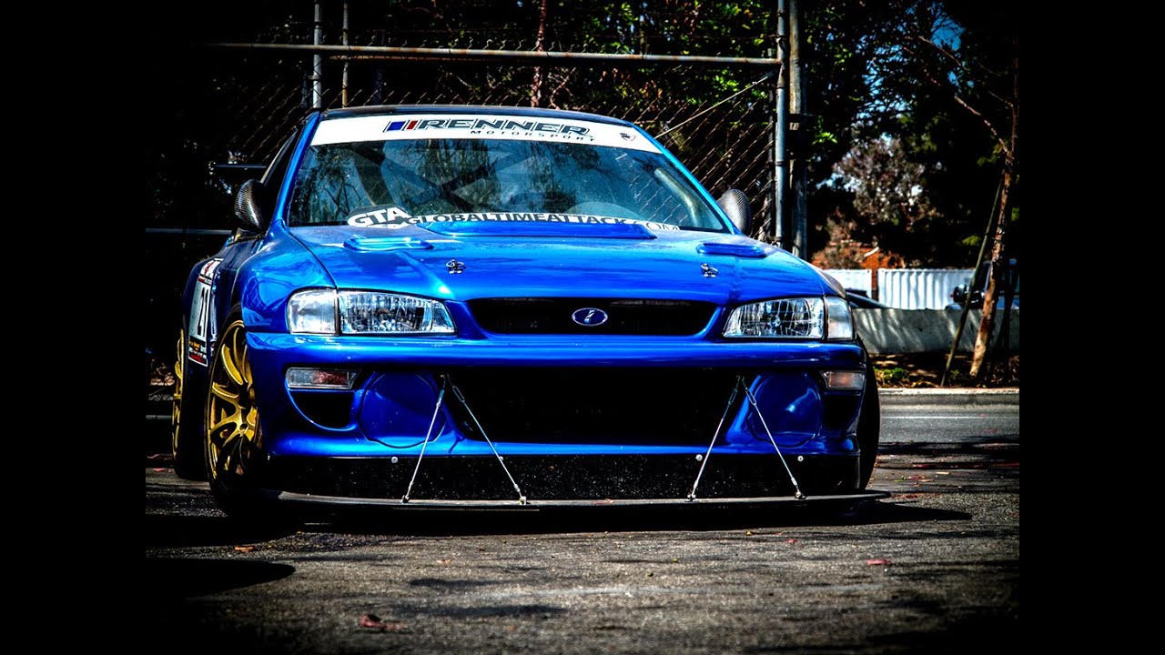 Ride along 505 whp GC8 Subaru Impreza Coupe - YouTube