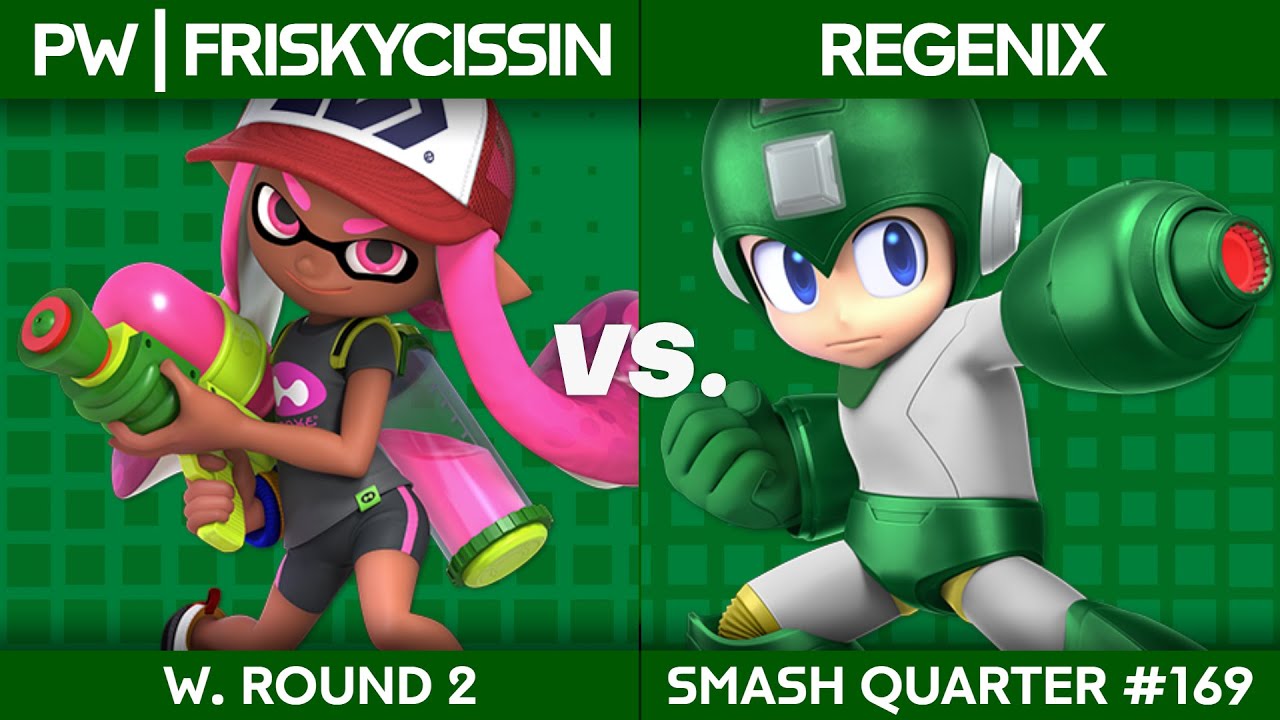 Smash Quarter 169 - PW | FriskyCissin (Inkling) v Regenix (Mega Man ...