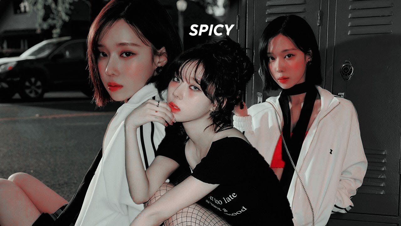 newyear special collab 」aespa 에스파 'Spicy' - YouTube