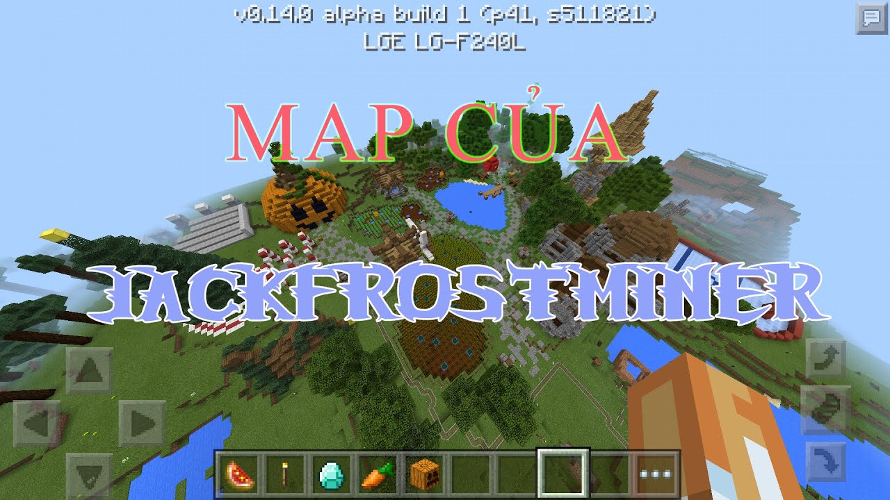 KHÁM PHÁ MAP CỦA JACKFROSTMINER | Minecraft PE 0.14.0 - YouTube
