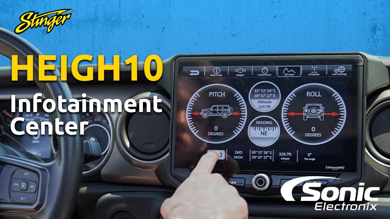 The Ultimate Set-up for Jeep Owners?! In-Car Overview: Stinger HEIGH10 ...