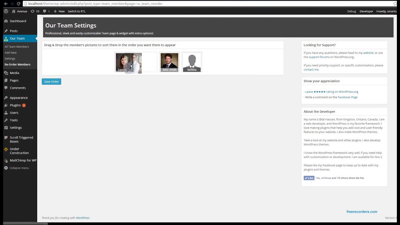 Our Team Showcase - WordPress Plugin Setup - YouTube