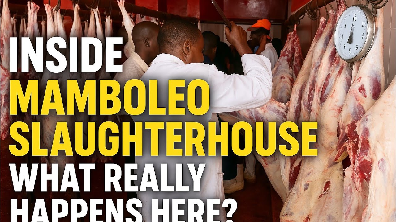 Raw & Real! The Journey of Meat at Mamboleo Slaughterhouse - YouTube