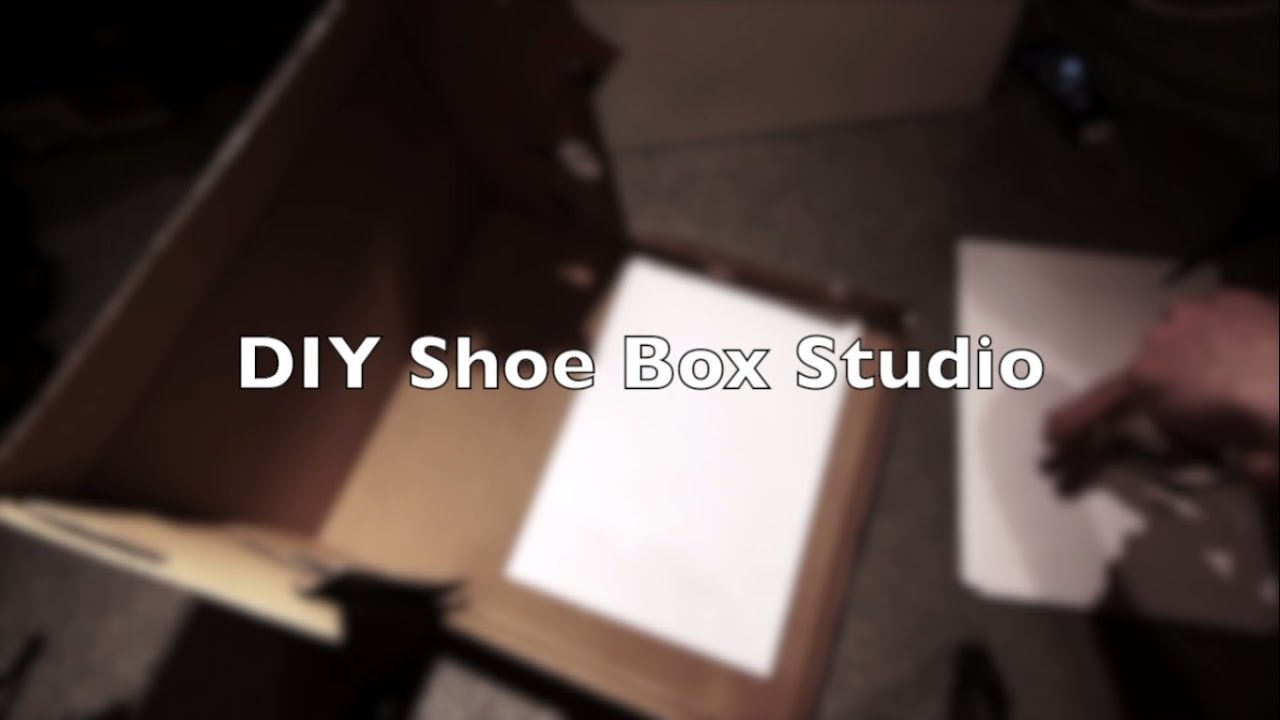 DIY Shoebox Studio Timelapse - YouTube