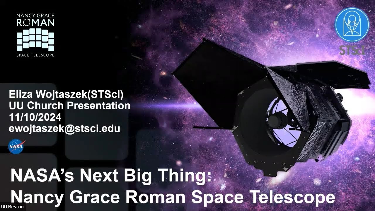 Science Sunday - Nancy Grace Roman Space Telescope - YouTube