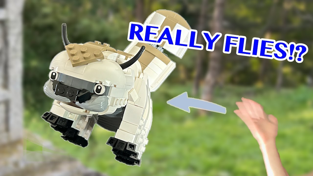 Functional LEGO Flying Bison - YouTube