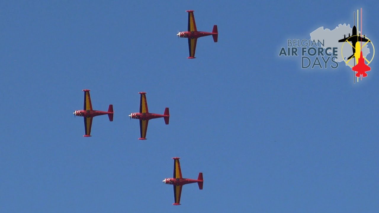 Belgian Air Force Days 2023 - SIAI Marchetti SF 260 Red Devils - YouTube