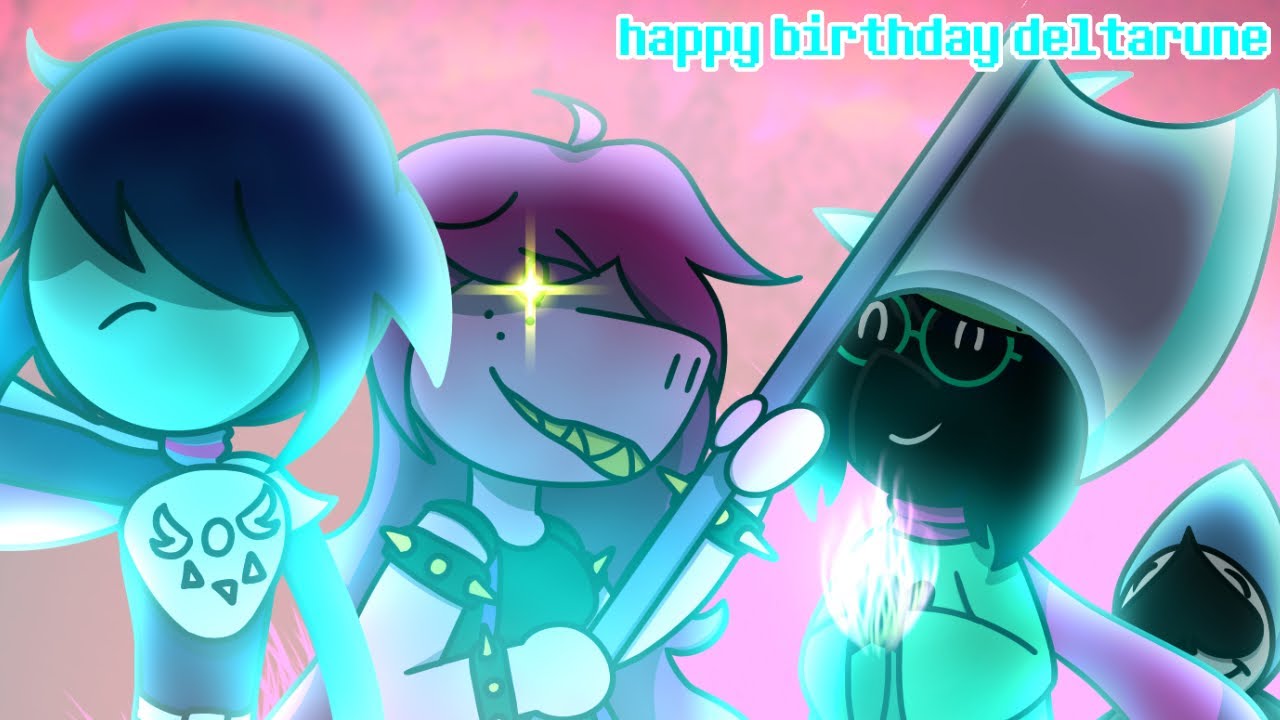 happy birthday deltarune! (speedpaint) - YouTube