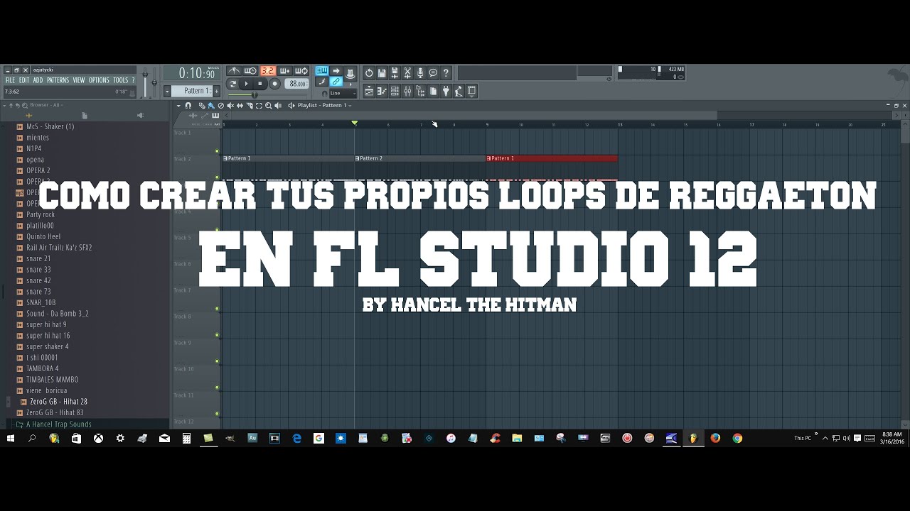 TUTORIAL | Aprendiendo a Hacer Loops En Fl Studio 12 HD 2016 - YouTube