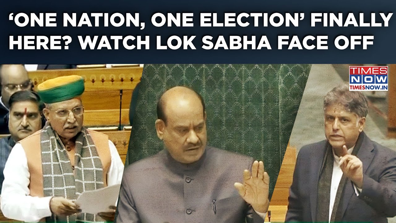 Sansad: Modi Govt’s ‘One Nation, One Election’ In Lok Sabha | Congress ...