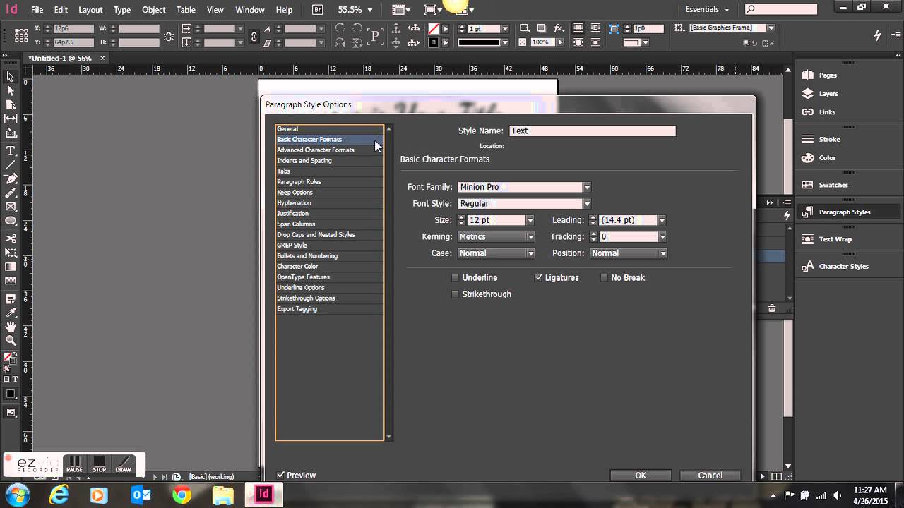 How To Create A New Paragraph Style YouTube how-to-create-a-new-paragraph-style-youtube