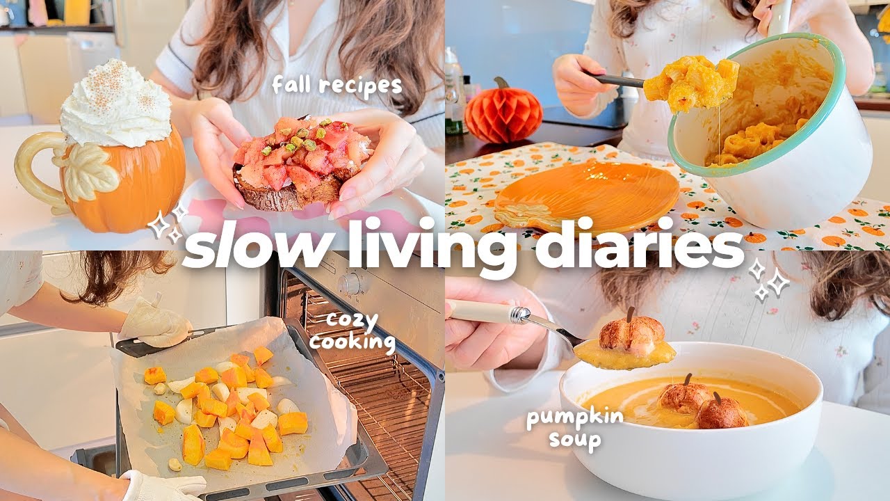 a slow & quiet cooking vlog 🍂 simple fall recipes for cozy days - YouTube