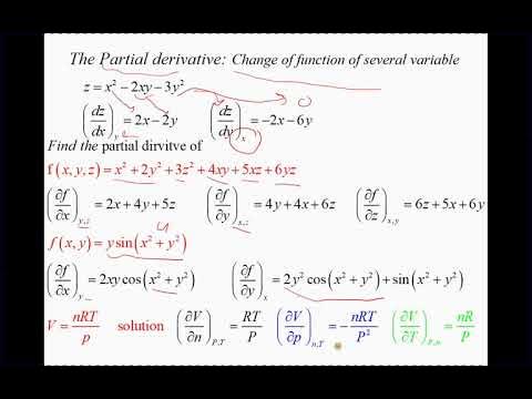 Math L 28 Funtion of several variable I - YouTube