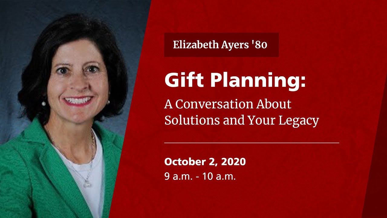 Wittenberg Virtual Homecoming: Gift Planning With Elizabeth Ayers '80 ...
