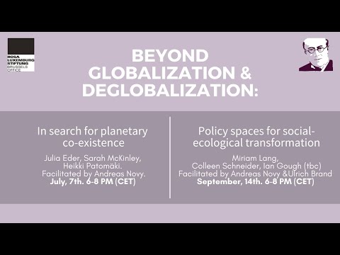 Beyond Globalization & Deglobalization: In Search for Planetary ...