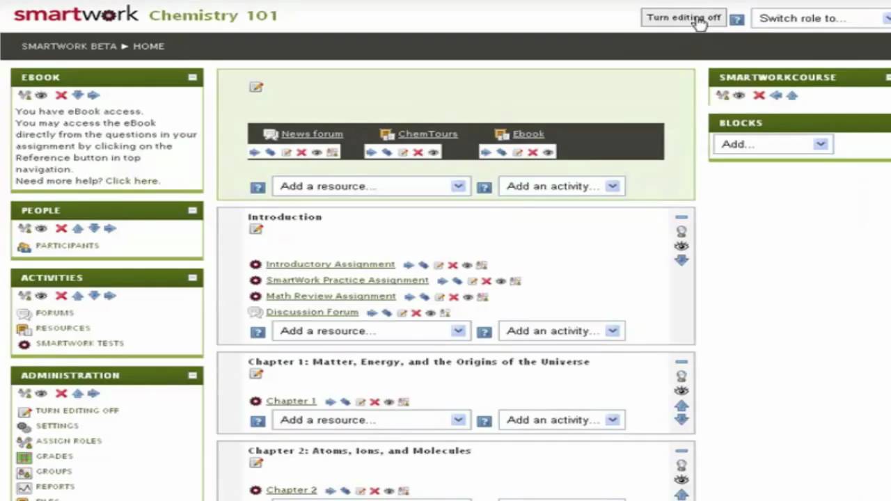 Easily Customize SmartWork Online Homework - YouTube