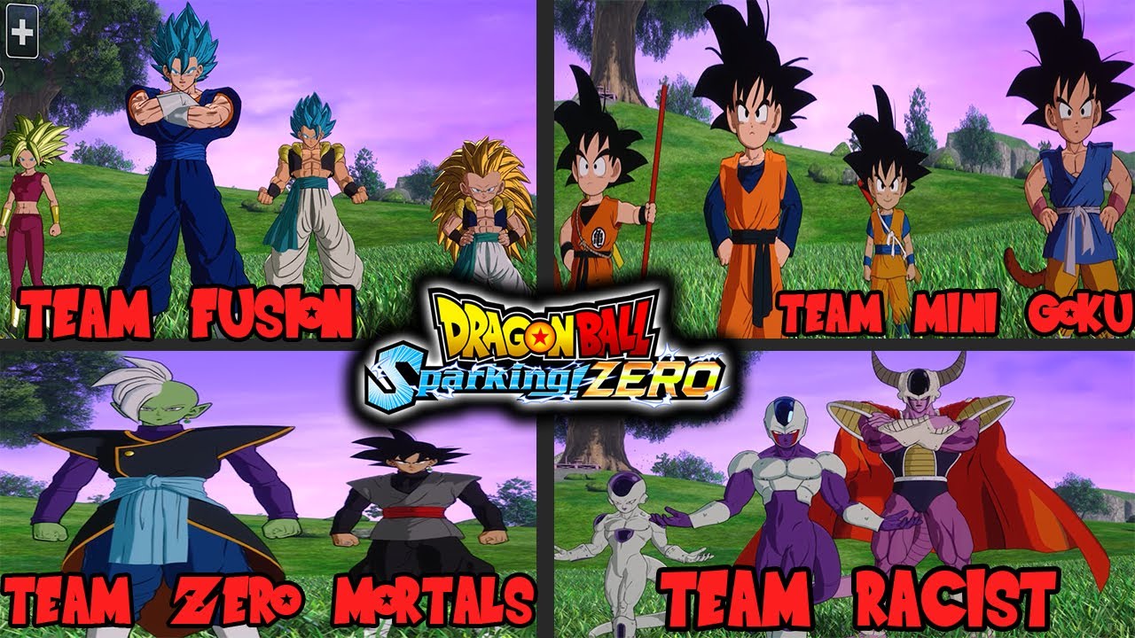 Dragon Ball Sparking Zero CHARACTER SELECTION EASTER EGSS - YouTube