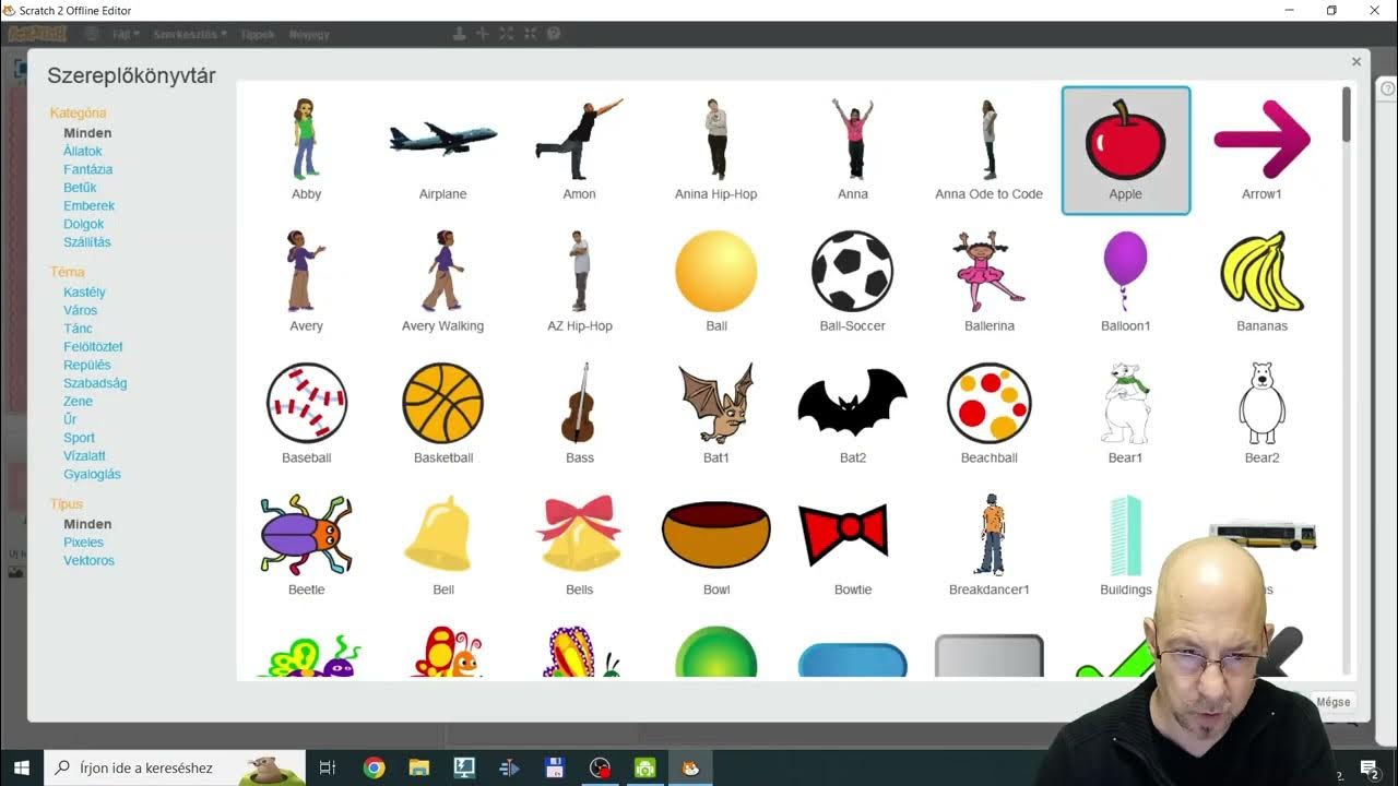 Scratch - Kígyós játék készítése (magyarul) - YouTube
