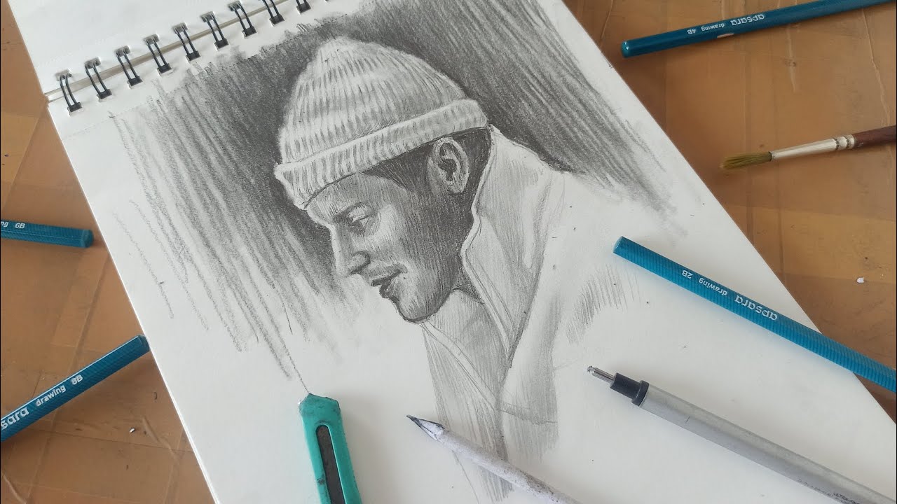 🎤🎸Mastering the Art of Pencil Portrait Drawing:| Step -36🎸🎤 | ARTIST ...