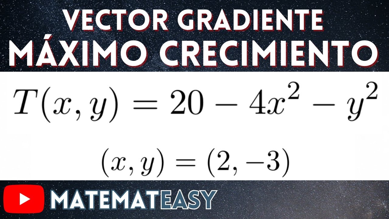 📌 Vector Gradiente | Máximo Crecimiento. - YouTube