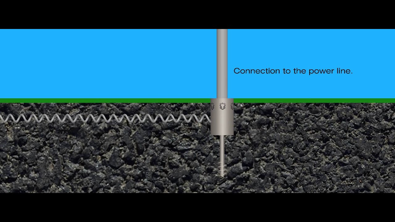 Animation - Installation lighting poles - YouTube