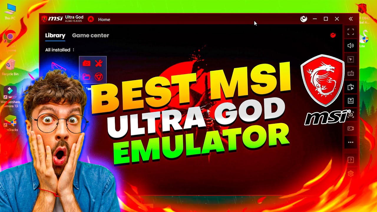 New MSI Ultra God Premium emulator free download For Pc 모 Free Fire 2024 - YouTube