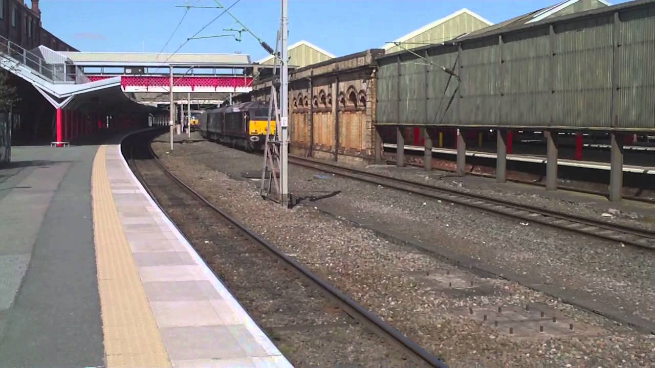67006 on 5Z19 Crewe - Wolverton Works 'Royal Train' departs Crewe on 4. ...