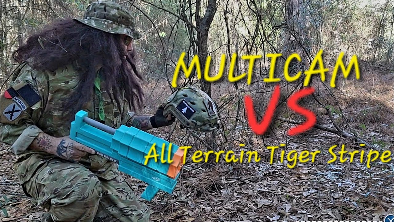 Multicam vs All Terrain Tiger Stripe - YouTube