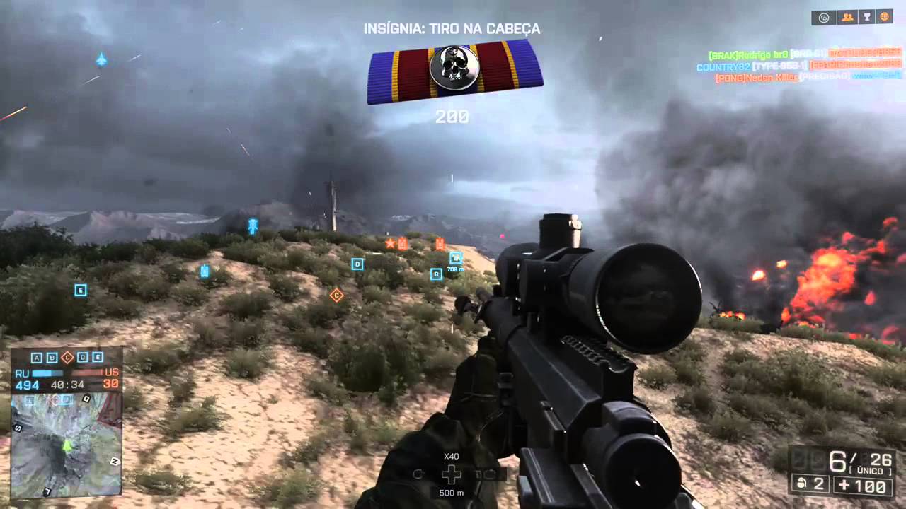 Bf4 long range xbox one - YouTube