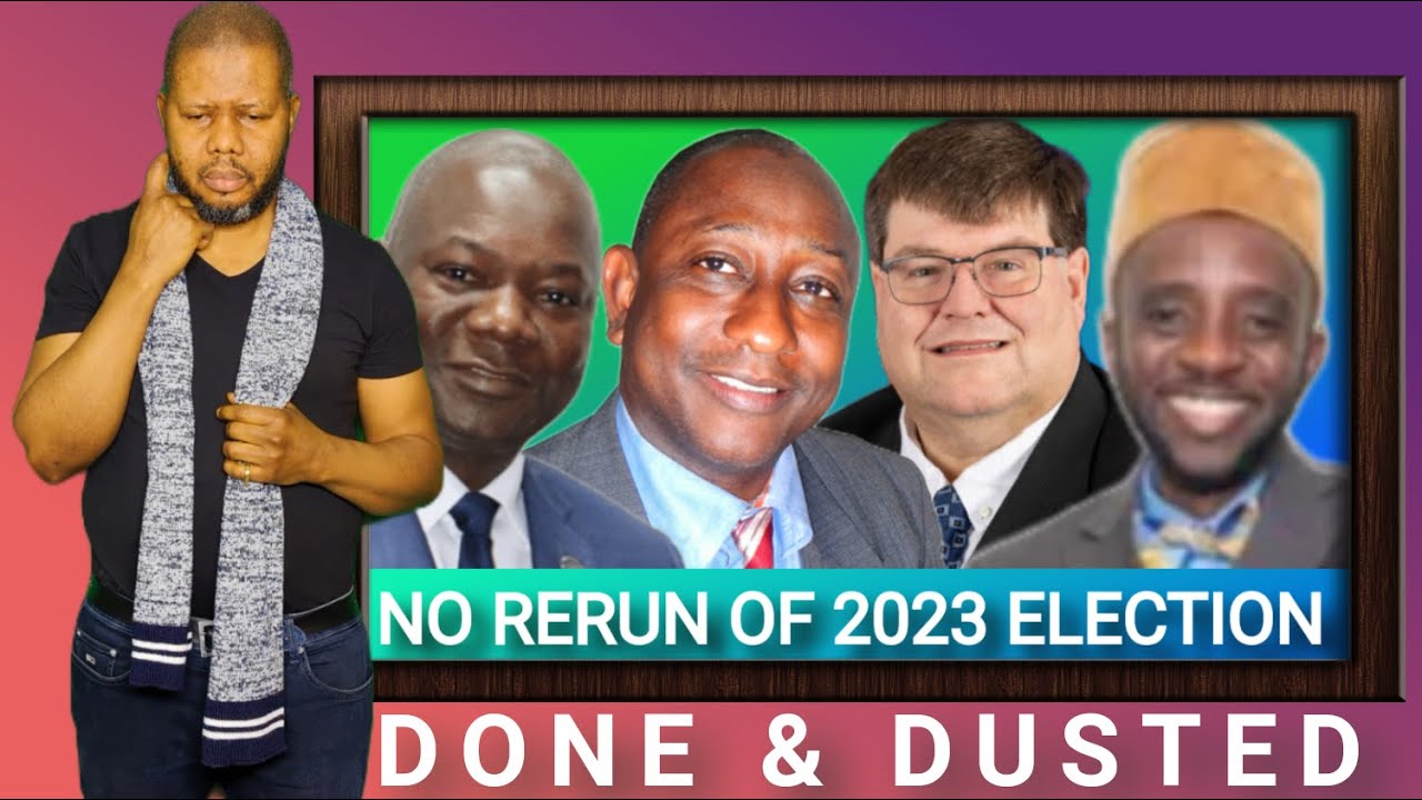 NO RERUN OF THE JUNE 2023 ELECTIONS | DONE & DUSTED - YouTube