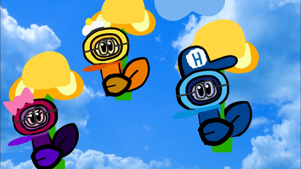 Weber pets are flying in our propeller flower from super Mario bros ...